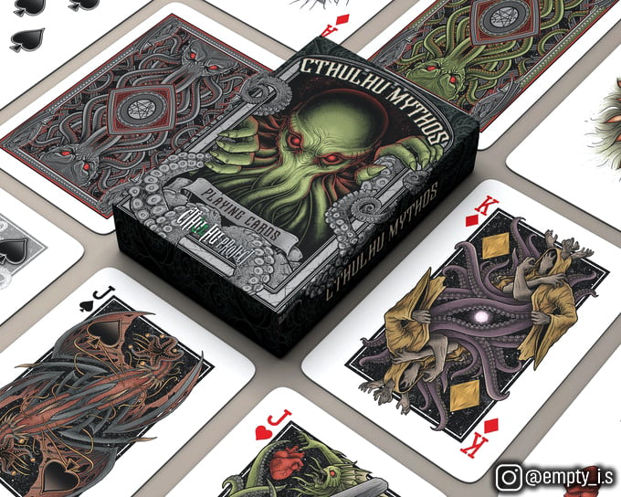 Cthulhu mythos deck I made is finally on Kickstarter! Thank you all for ...