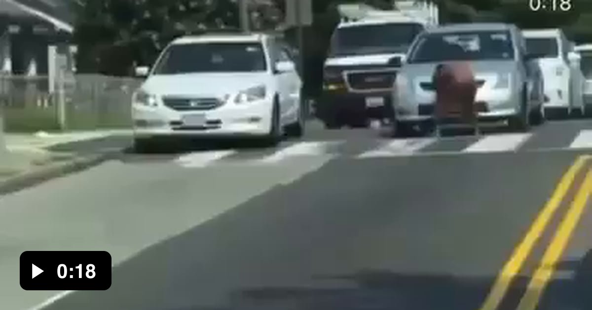 Man on PCP ripping front bumper off of car - 9GAG
