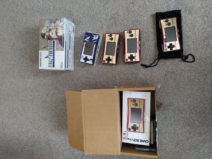 Gameboy advance turns 20 years old today. (here is my GBA micro ...