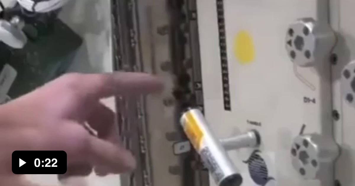 Strange behaviour of rotating bodies in microgravity. - 9GAG