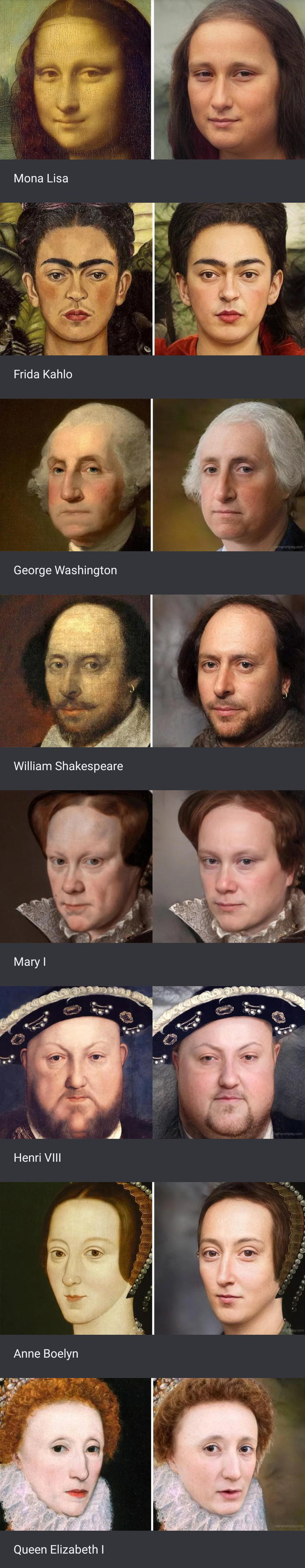 Nathan Shipley uses AI to bring famous portraits to life - 9GAG