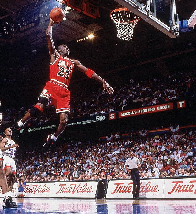 MJ dunking with dominance 1988 - 9GAG