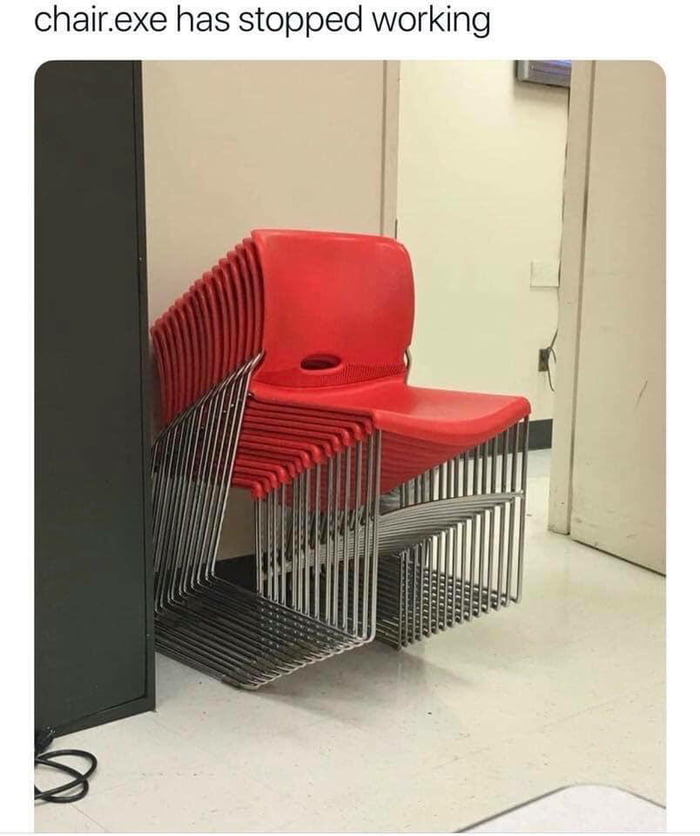 Poor chair - 9GAG