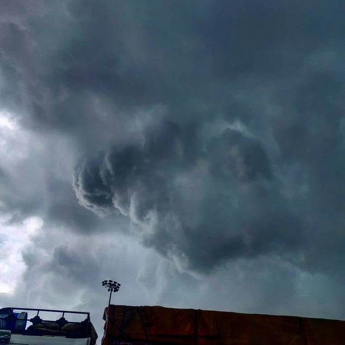 The storm has a face - 9GAG