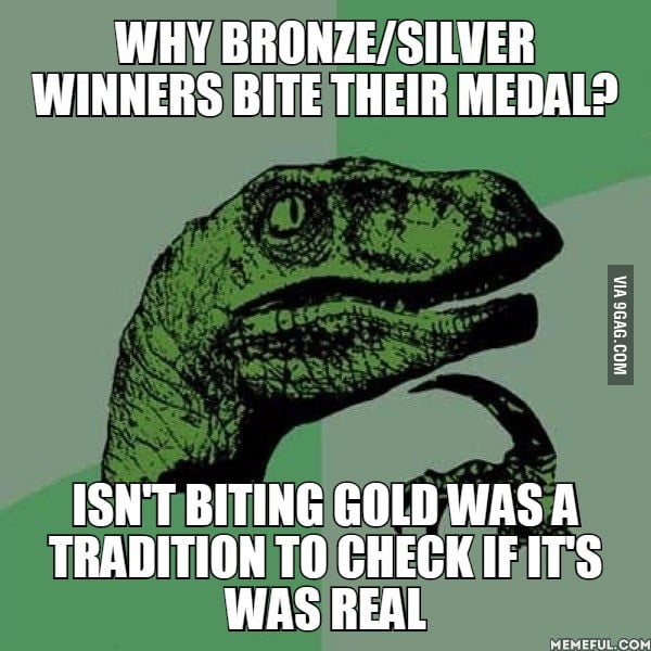 Biting medals - 9GAG