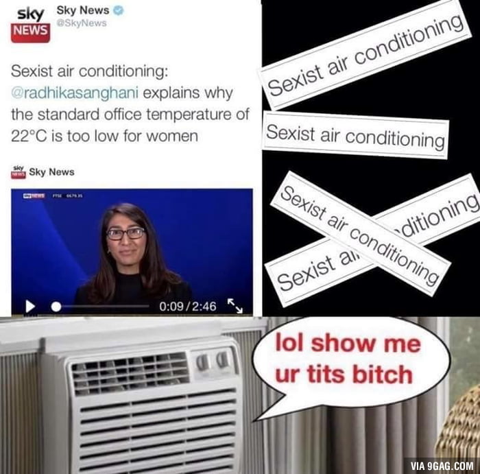 Shame on you, air conditioner! - 9GAG