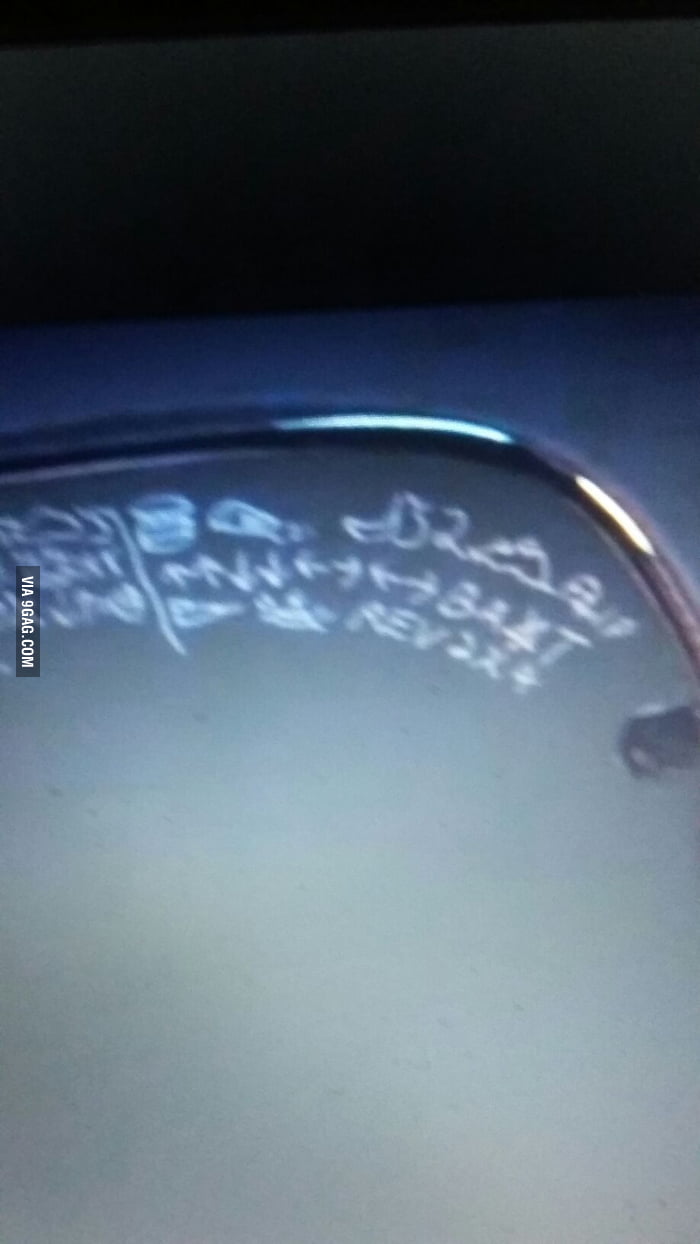 Saw a cheat code in the glasses from the movie pixels I recognized.. - 9GAG