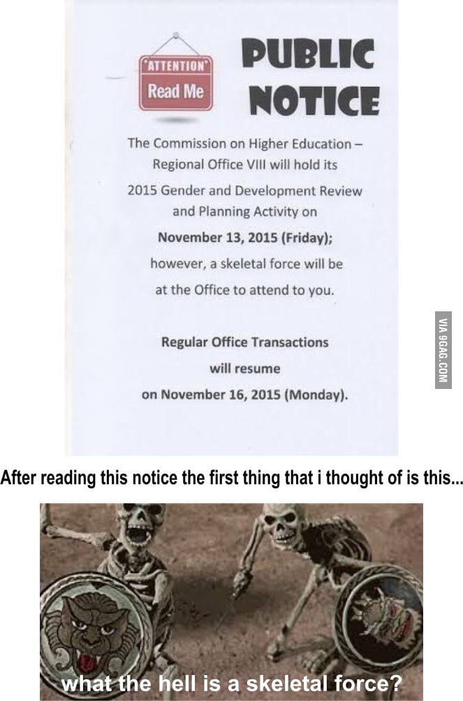 What the hell is a skeletal force? - 9GAG