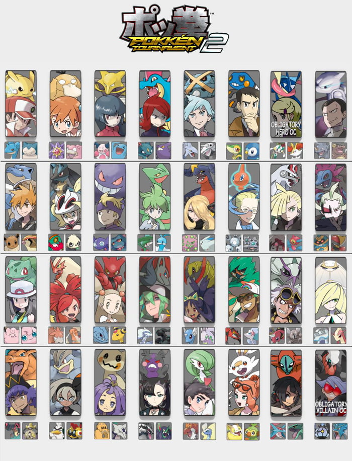 Pokemon Trainers List