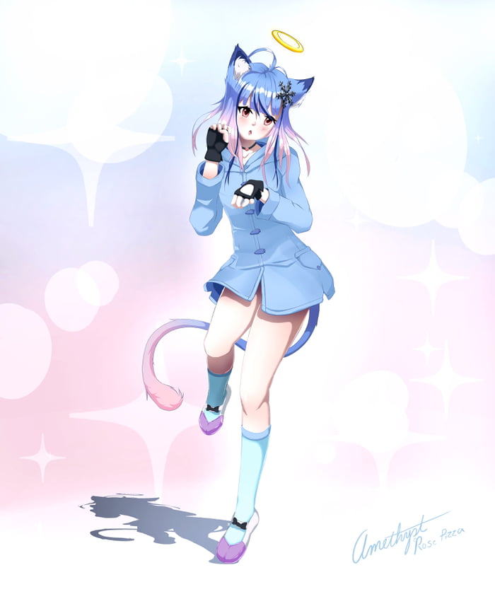 This is my Oc Cloud-Chan - 9GAG