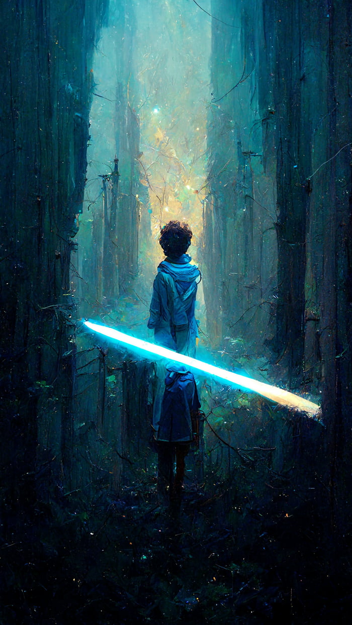 Young padawan in the forest - 9GAG