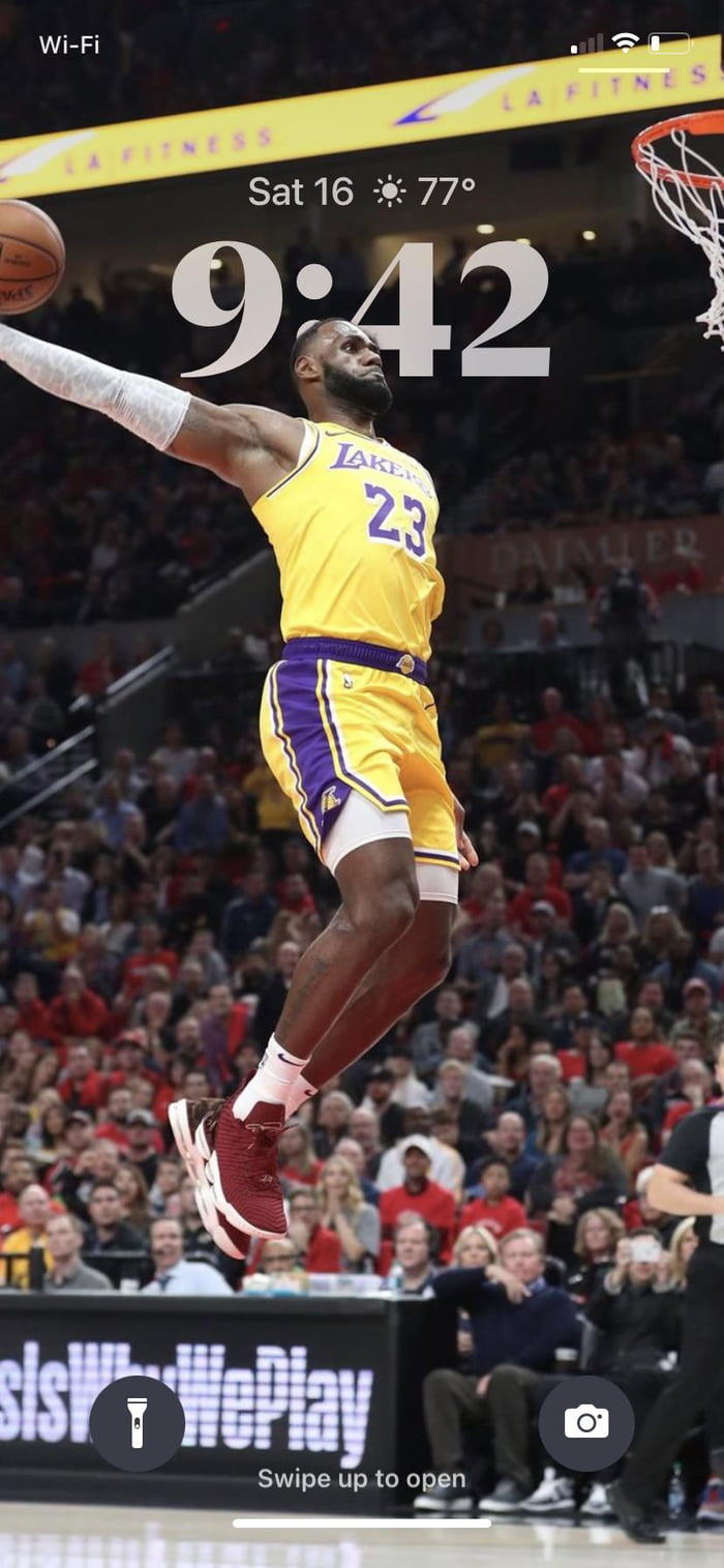 Lebron James Depth Effect Wallpaper - 9GAG