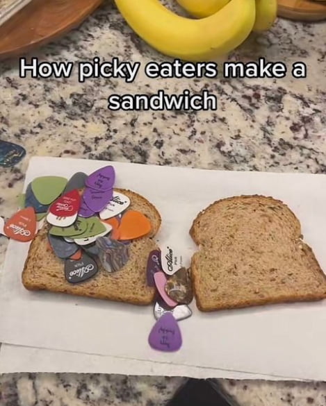 Guitar pick=picky - 9GAG