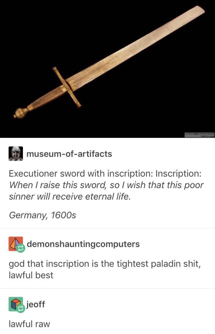 When I raise this sword - 9GAG