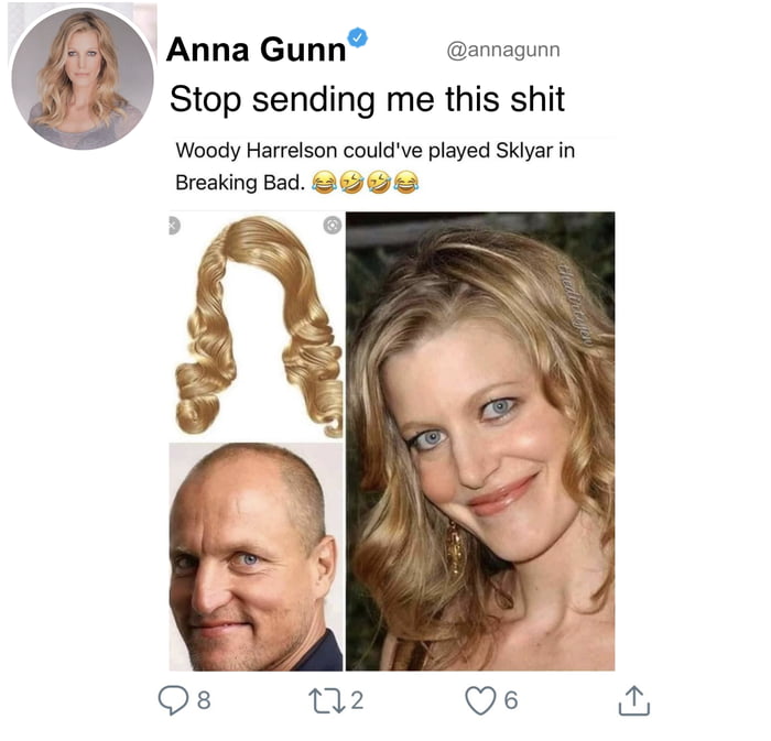 He would make a great Skylar though. - 9GAG