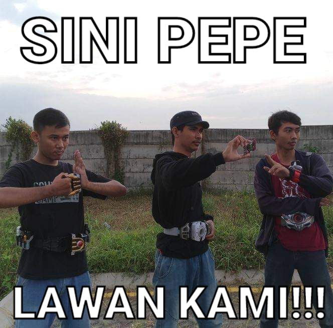 Gue rider kick, loreng lu luntur - 9GAG