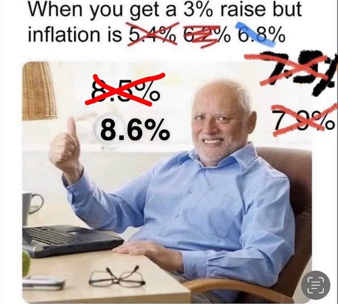 Raise rates or high inflation? FED: Why not both? - 9GAG