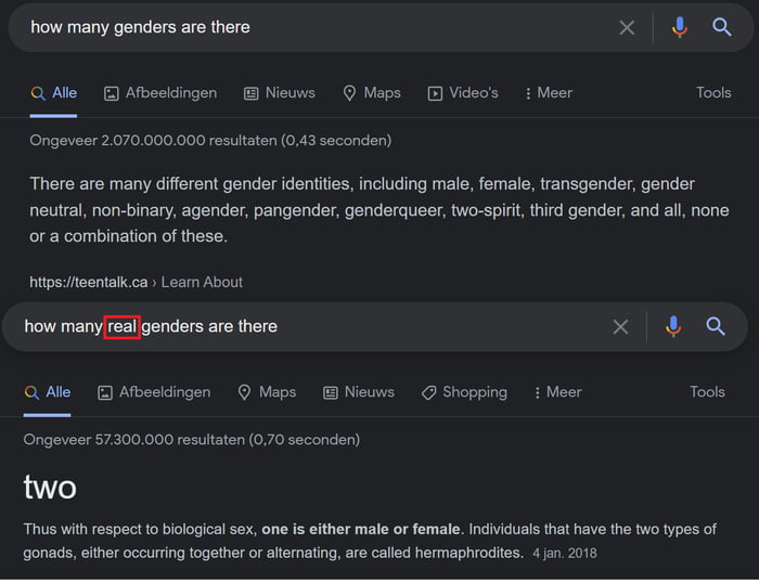 Gender is a binary. Reality bytes! - 9GAG
