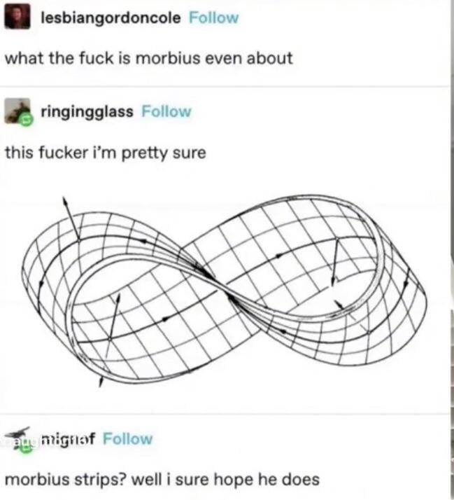 Omg morbius strips? Pog - 9GAG