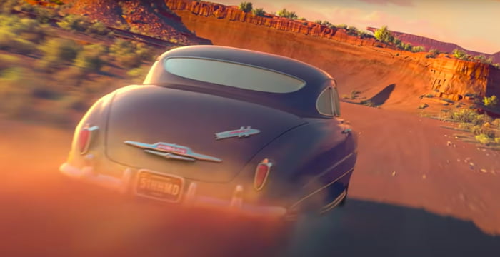 In Cars (2006), Doc Hudson's license plate reads 51HHMD. 51 is his old ...