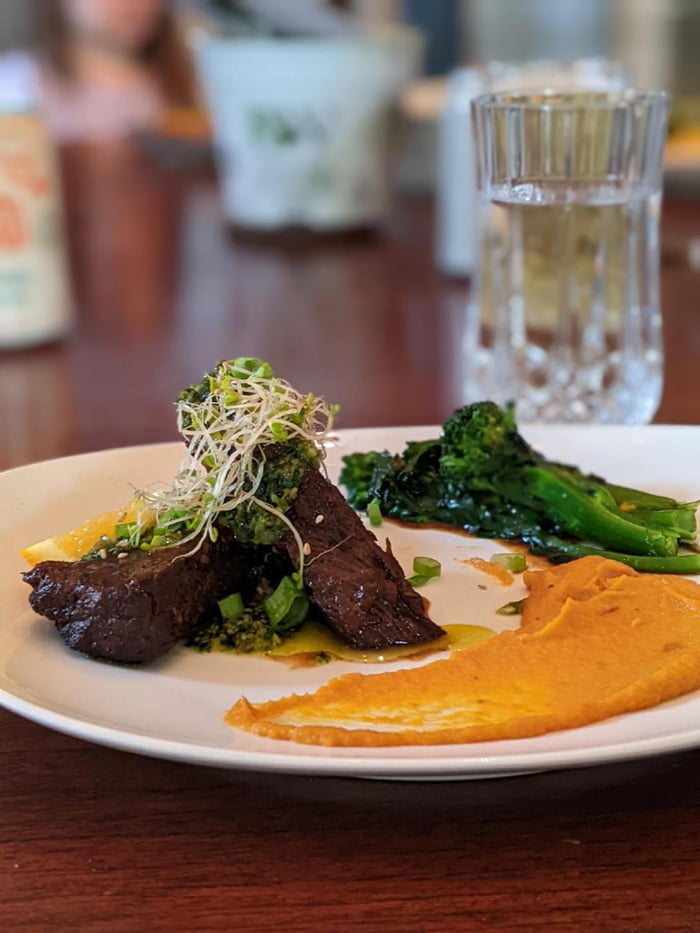 Orange Braised Short Ribs with Ginger Chilli Carrot Puree and ...
