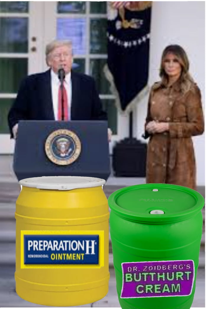 Donald & Melania Trump Doing the May 2021 Zoidbergs Butt Hurt Creme ...