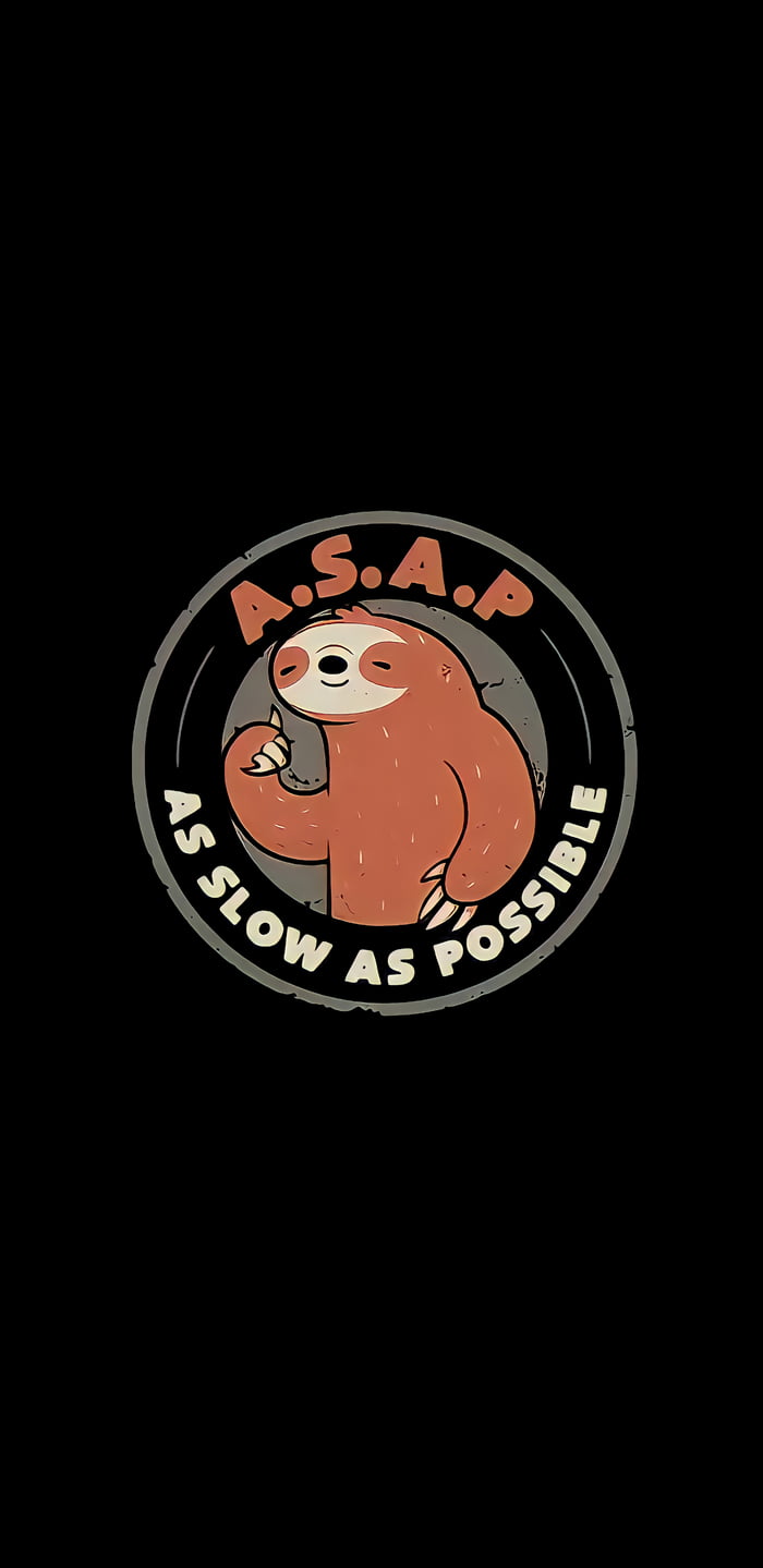 ASAP ~ As Slow As Possible (1440x2960) - 9GAG