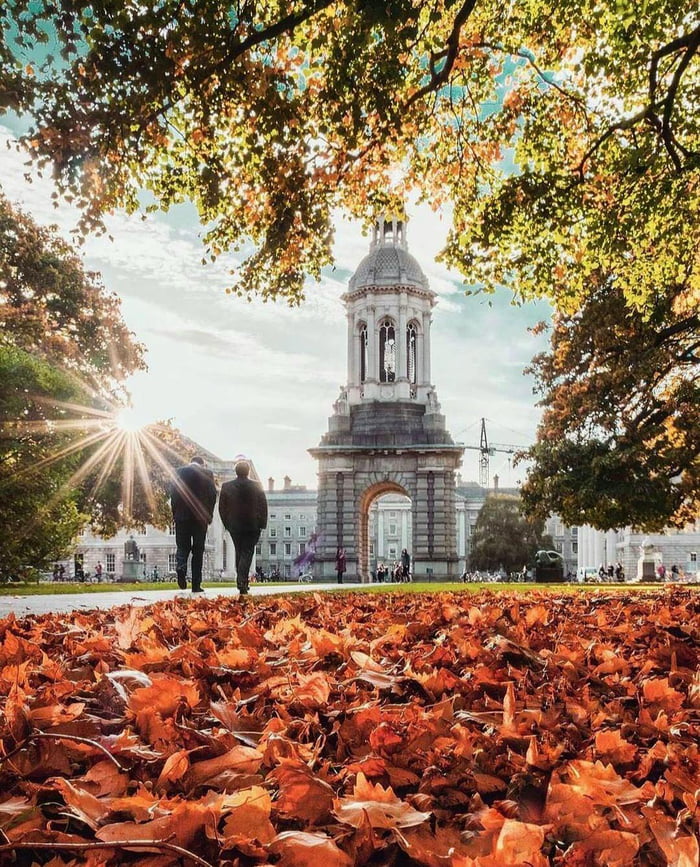 Autumn in Trinity College, Dublin, Ireland - 9GAG
