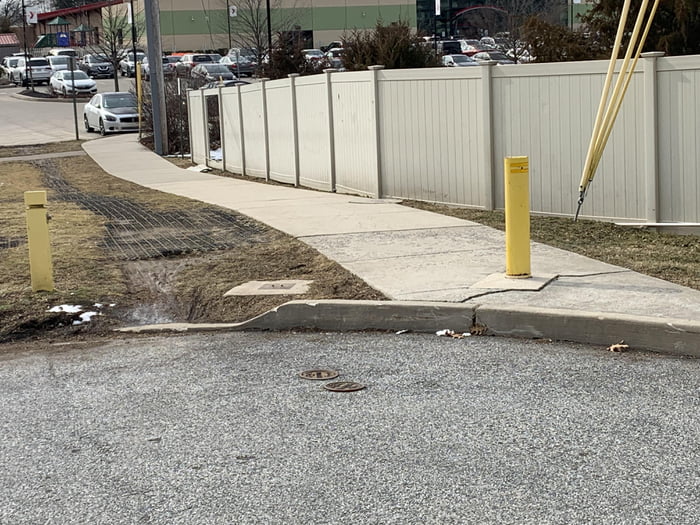 Worst curb cut ever - 9GAG