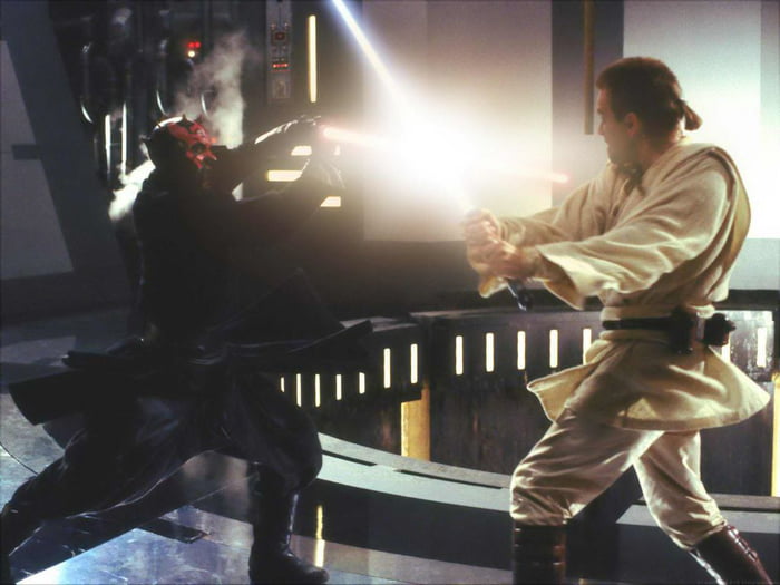 In Ep 1, did Obi-Wan's rage boost at Qui-Gon's death allow him to fight ...