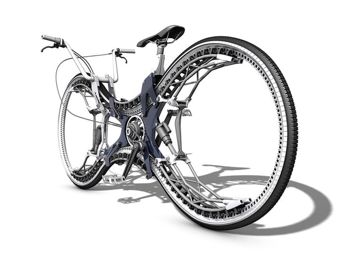 The Infinity Bicycle - a revolutionary design idea, but how do you even ...
