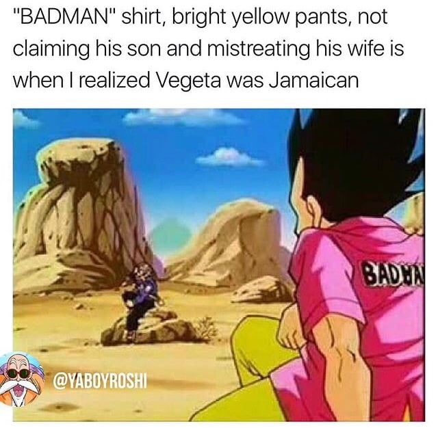 Bomboclat shotta, wha does da scouter say bout his power level mon? - 9GAG