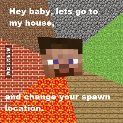 Minecraft Pickup Lines - 9GAG