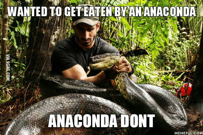 Bad luck Paul Rosolie - 9GAG