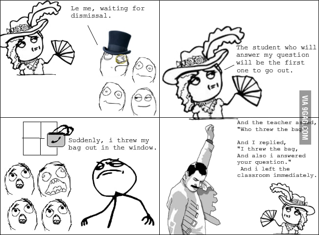 My first ever rage comic.. - 9GAG