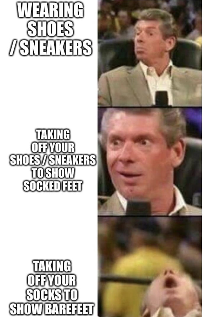 Shoe / sneaker / foot fetish in a nutshell - 9GAG