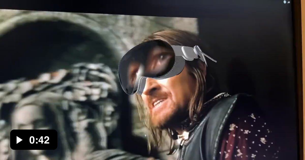 Snapchat filter for Vision Pro - 9GAG