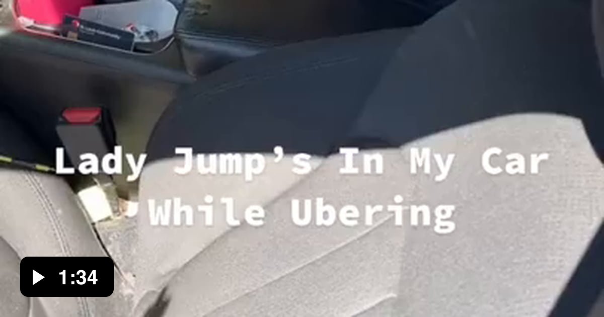 Crazy lady gets inside delivery driver’s car and refuses to get out - 9GAG