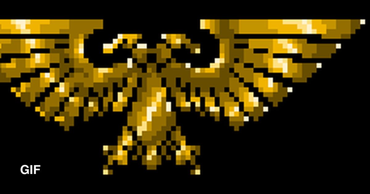 I've got a bad day so I made golden imperial eagle from warhammer 40k ...