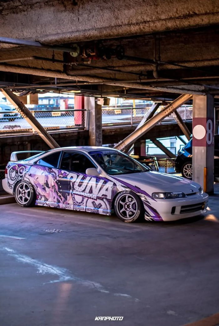 Honda Integra Type R (Anime Itasha Wrap) - 9GAG