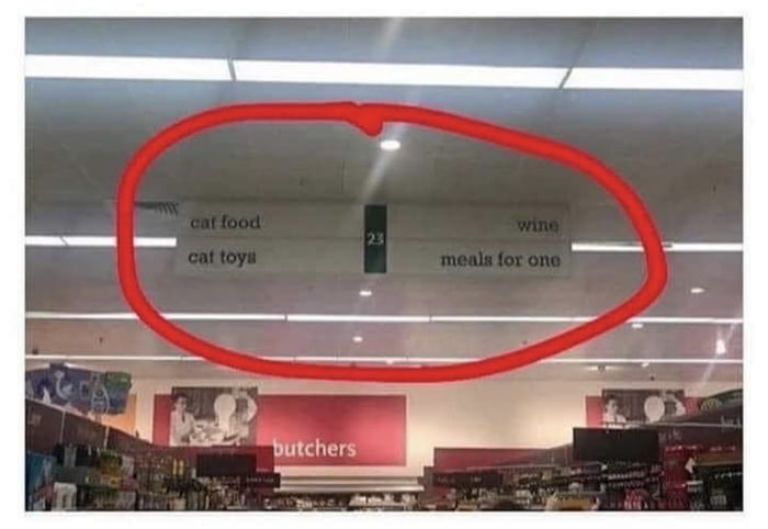 The saddest aisle in the supermarket - 9GAG