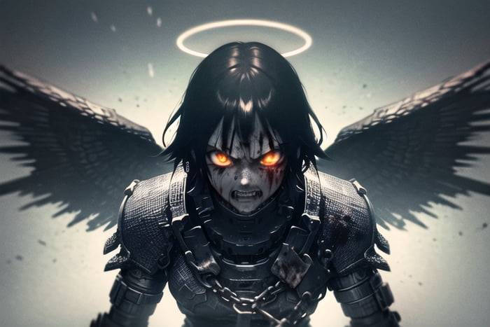 Stable diffusion. #2 : Fallen Angel - 9GAG