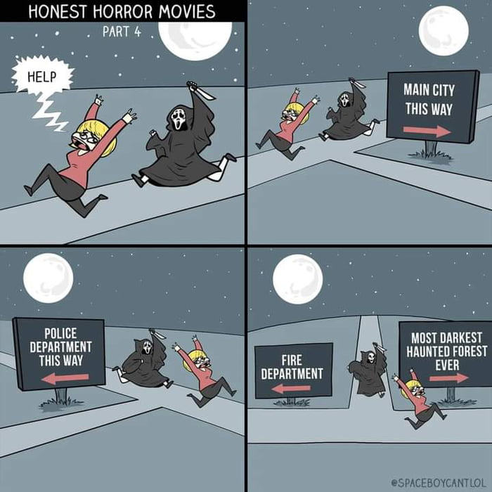 Horror Logic - 9GAG