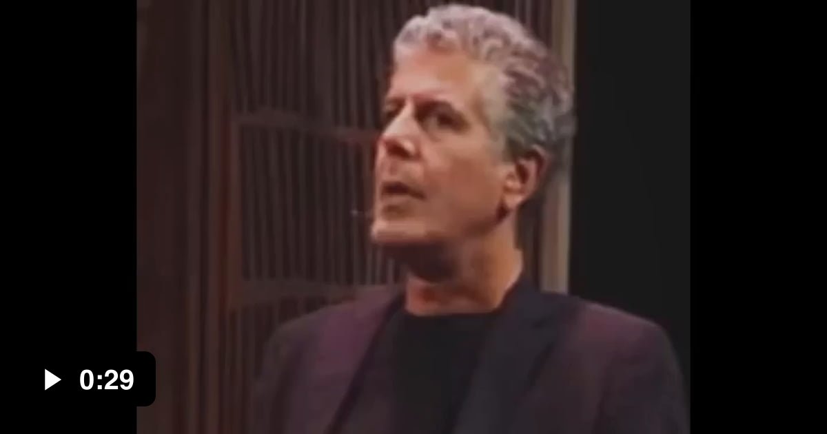 Anthony Bourdain on the worst customer on Earth - 9GAG