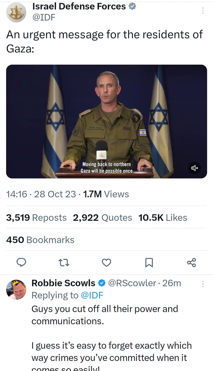 IDF logic is astounding - 9GAG