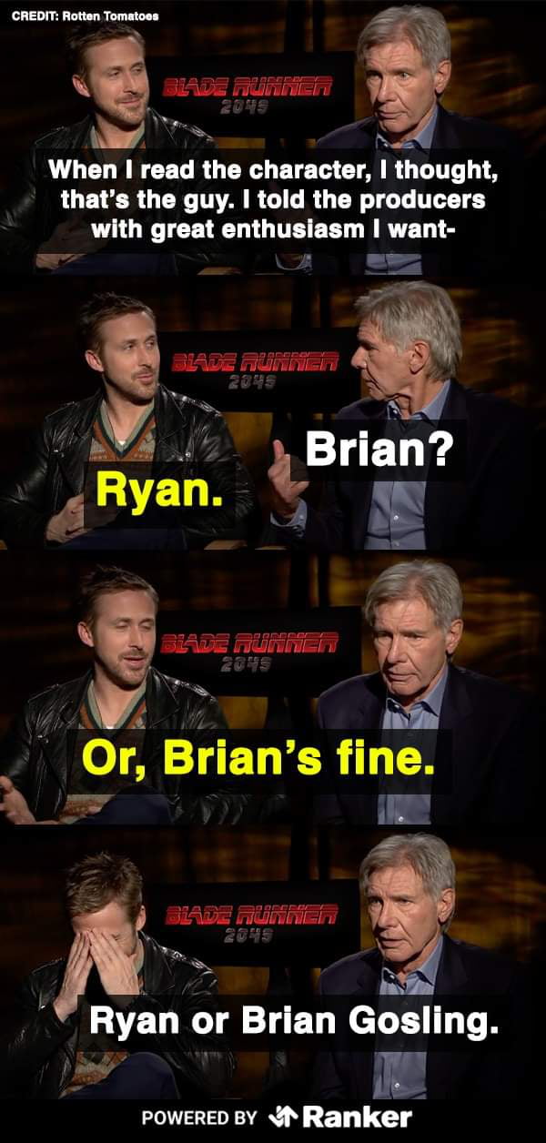I loved Harrison Fords portrayal of Jack Brian, I mean Ryan - 9GAG
