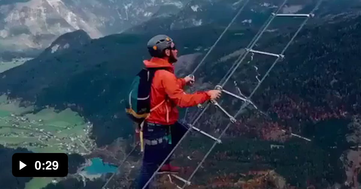 The 43-meter sky-high ladder known as the 'Stairway To Heaven' in ...