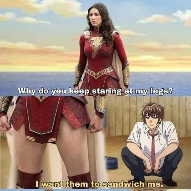 Crush my skull with those thighs - 9GAG