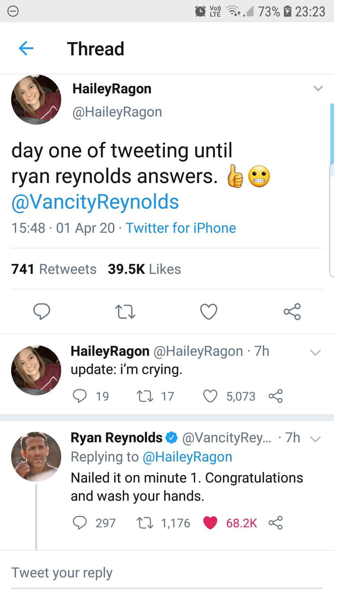 Ryan Reynolds does it again. - 9GAG