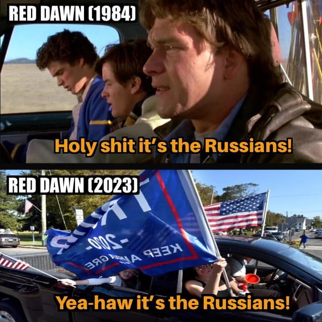 Red Dawn today wouldn’t work. - 9GAG